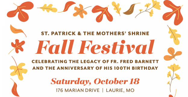 The Mothers’ Shrine & St. Patrick Parish Fall Festival | National ...