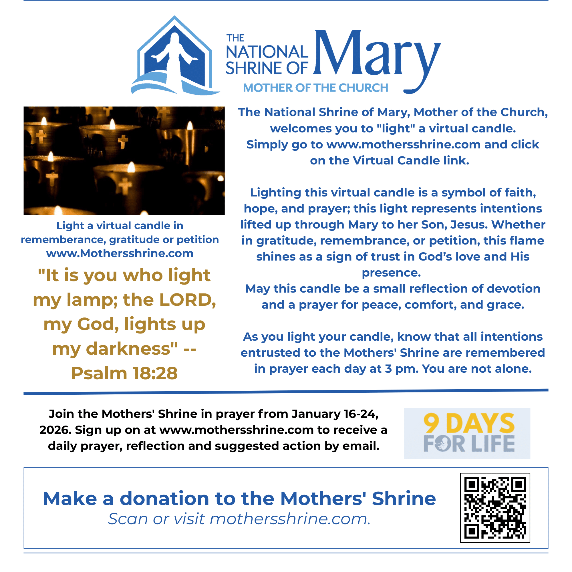 January 18, 2026 | National Shrine of Mary, Mother of the Church